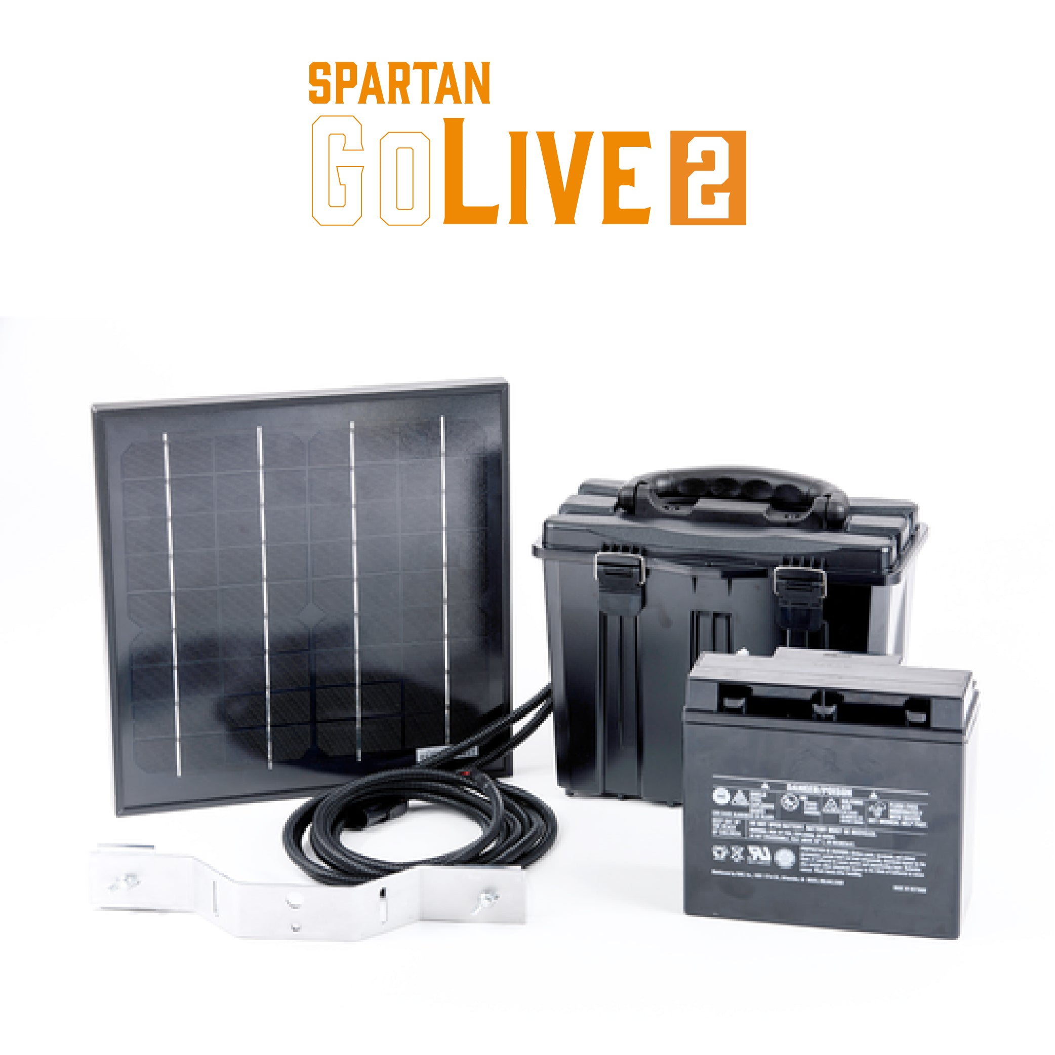 GoLive 2 Solar Kit With Battery – Spartan Camera